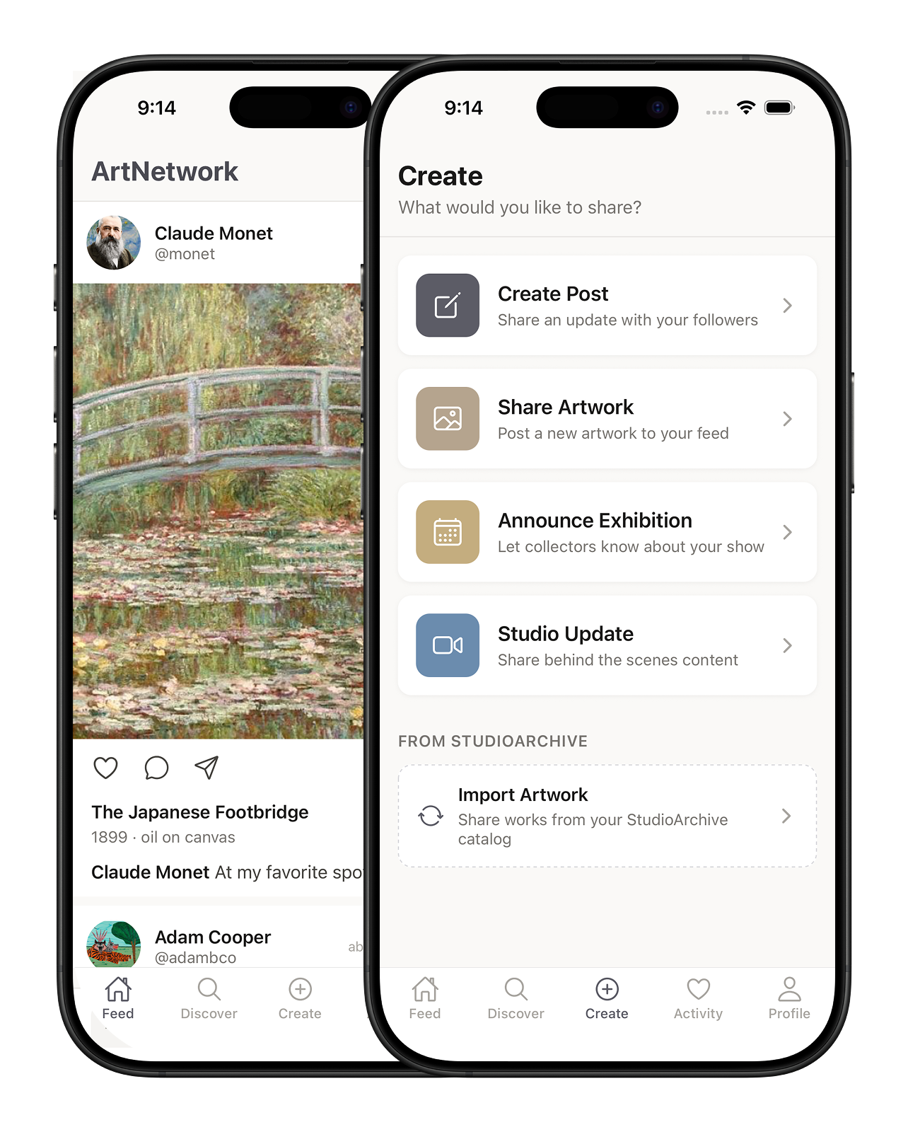 ArtNetwork - Connect, Create & Inspire